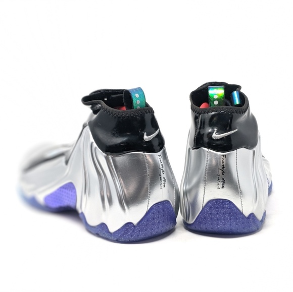 Nike | Shoes | New Nike Air Flightposite One Chrome Silver | Poshmark